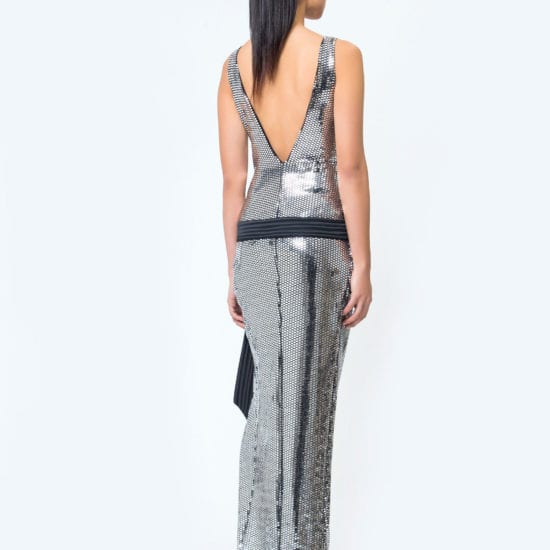 WICK metallic gown | ZHIVAGO